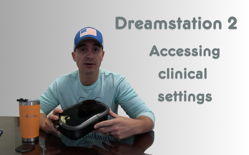 DreamStation 2 Clinical Settings - Accessing the Provider Menu – CPAPmyway